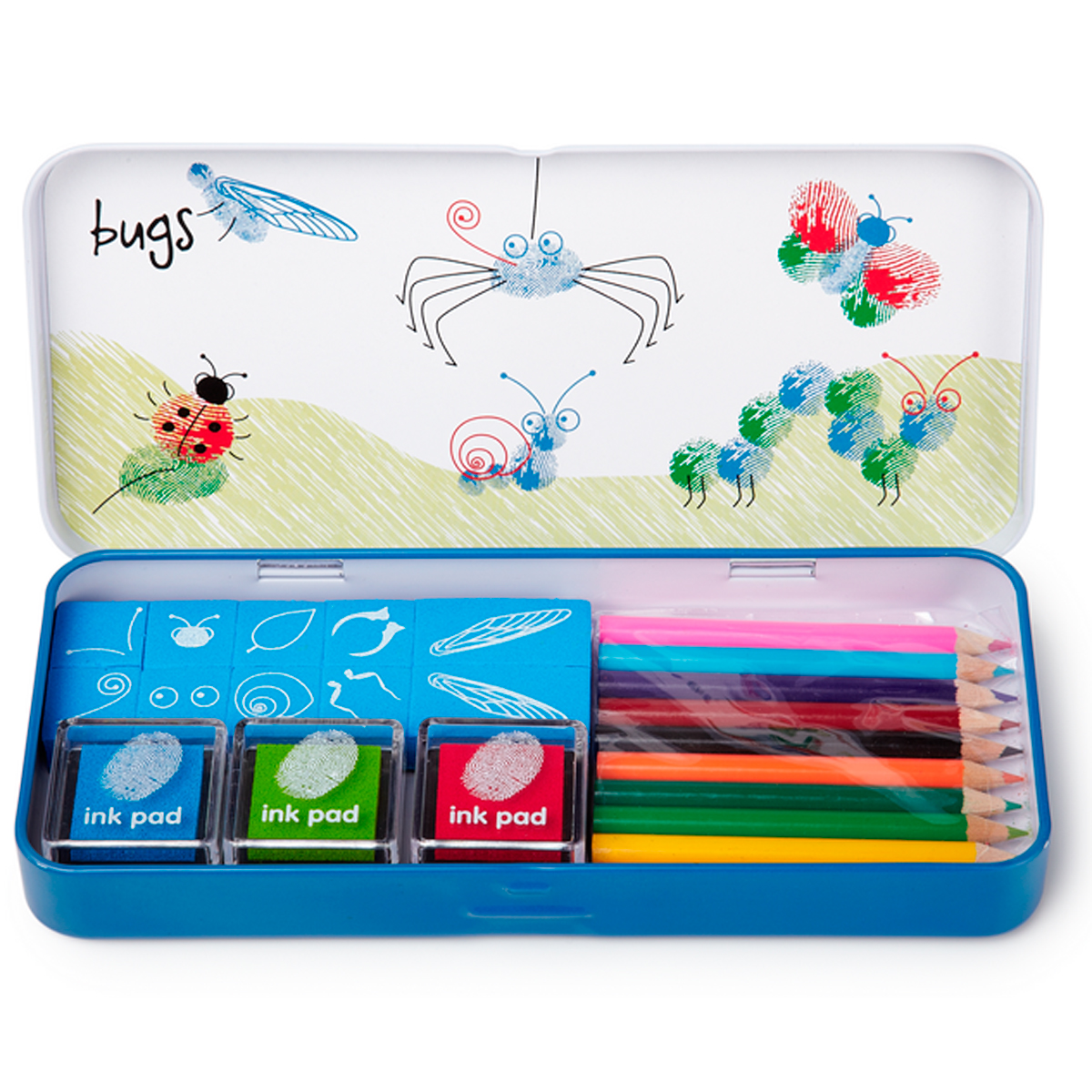 Fingerprint Bugs Tin | Craft & Educational | Mulberry Bush