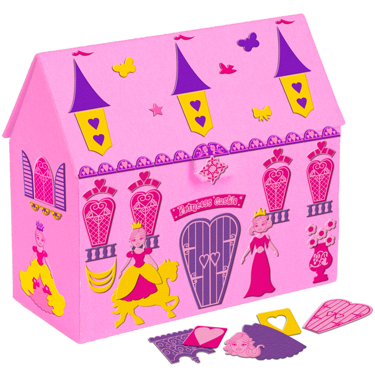 Fuzzy Felt - Princess Castle | Toys & Games | Mulberry Bush