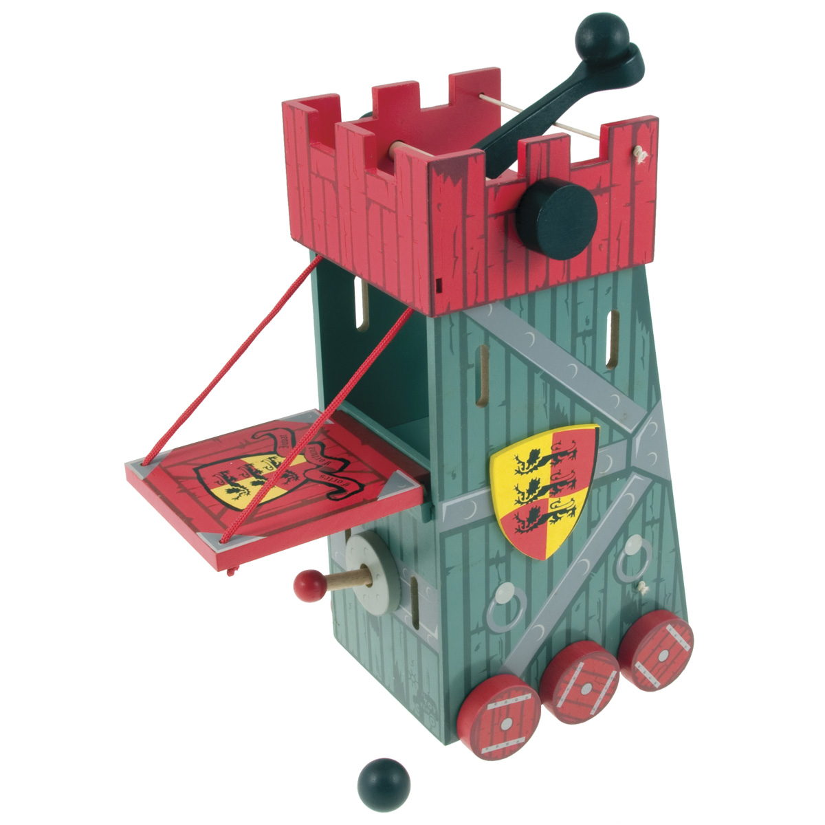 Siege Tower Red | Le Toy Van (TV224) | Wooden Toys
