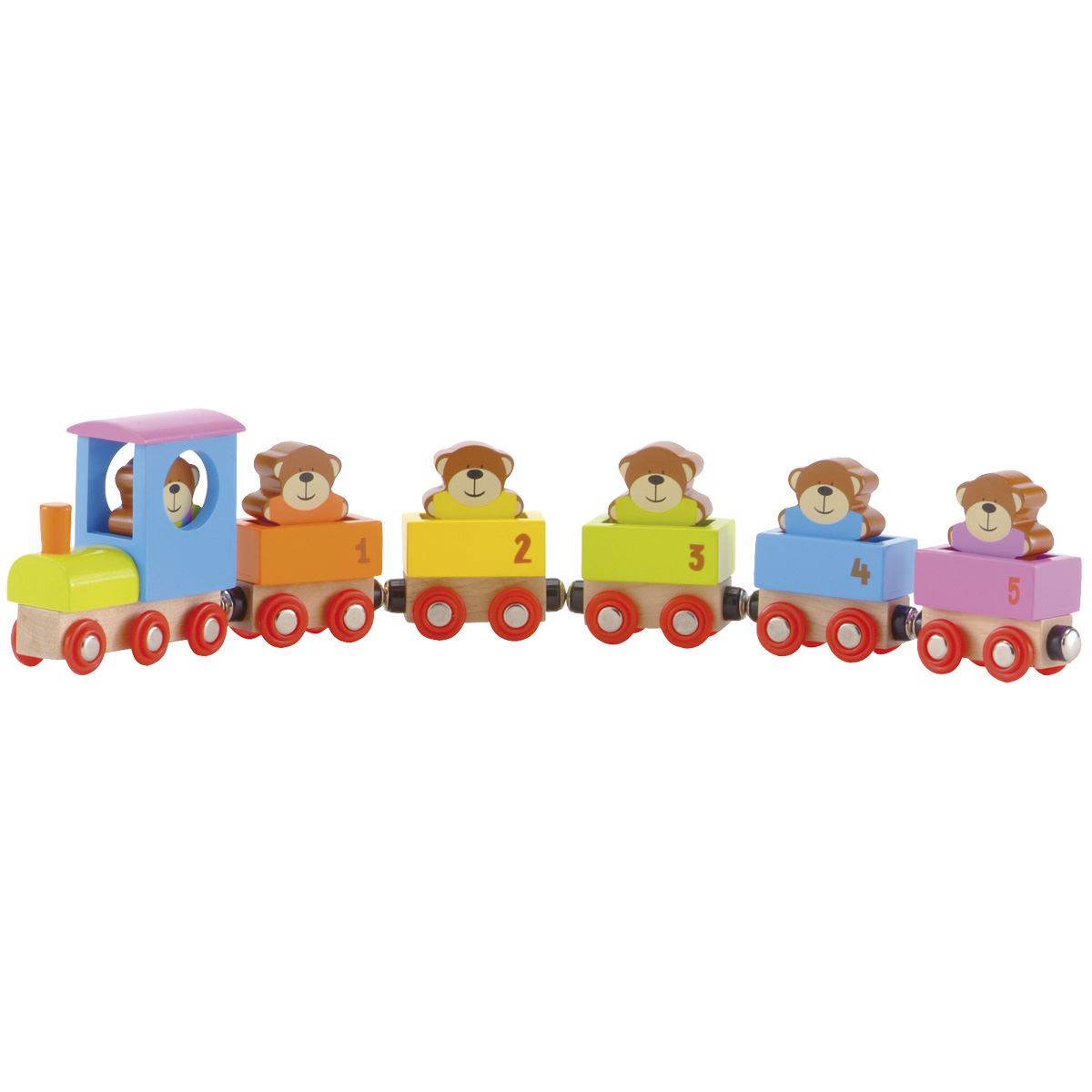 Teddies Train | Fiesta Crafts | Wooden Trains