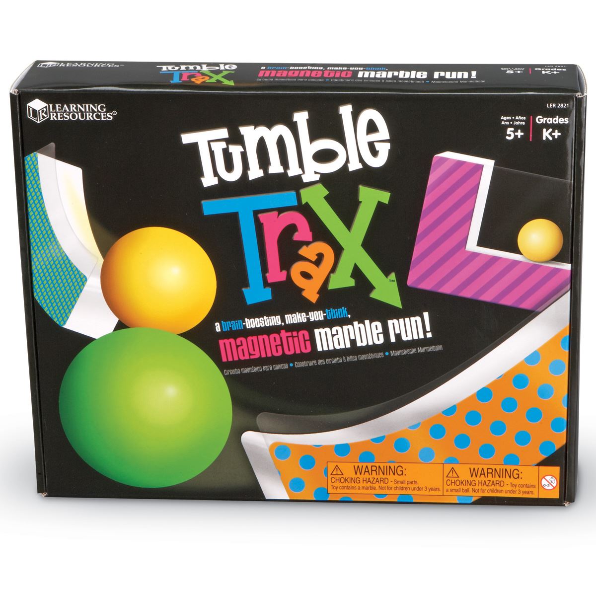 Tumble Trax Magnetic Marble Run | Learning Resources | Games