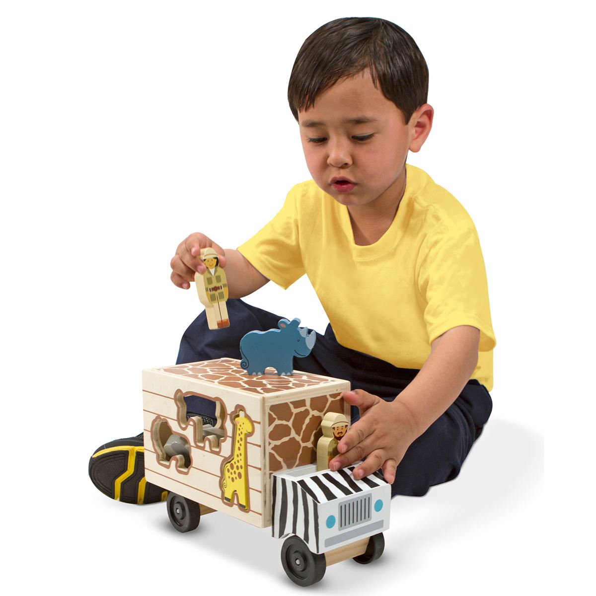 Safari Rescue Shapesorter | Melissa & Doug | Wooden Toys