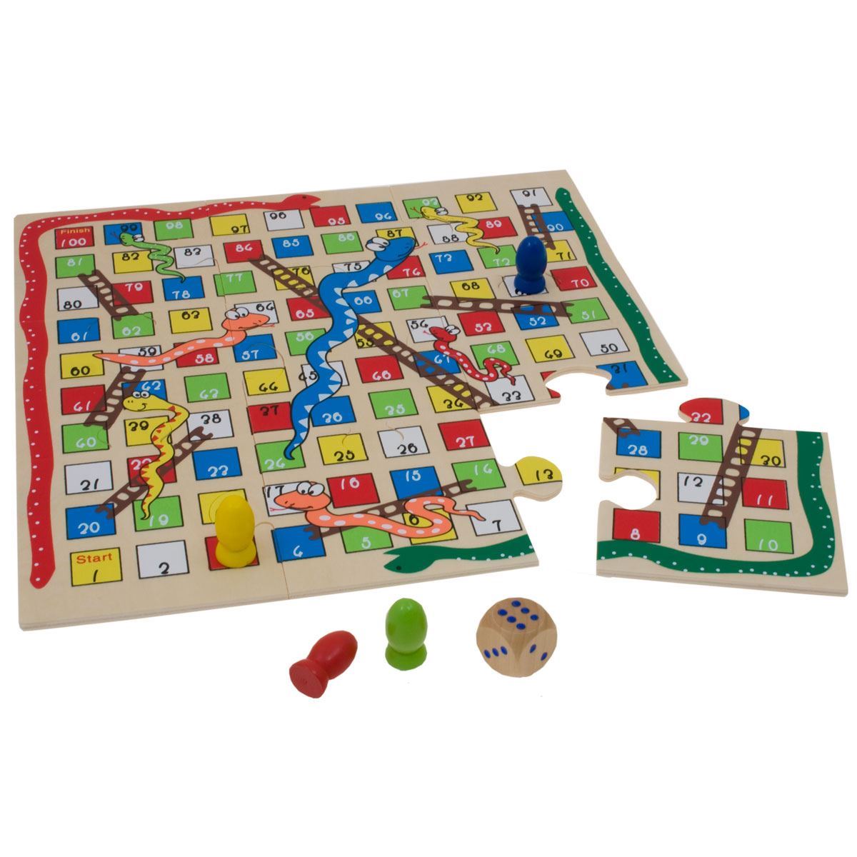 Snakes & Ladders and Tic Tac Toe | Traditional Children's Games