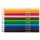 12 Named Chunky Triangular Colouring Pencils | Personalised