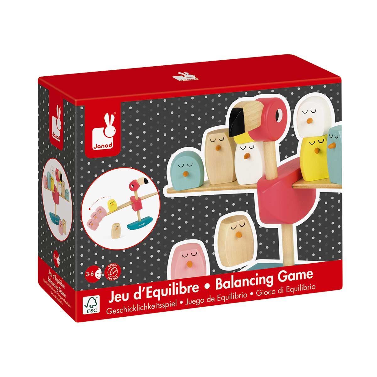 Flamingo Balancing Game | Janod | Wooden Children's Games