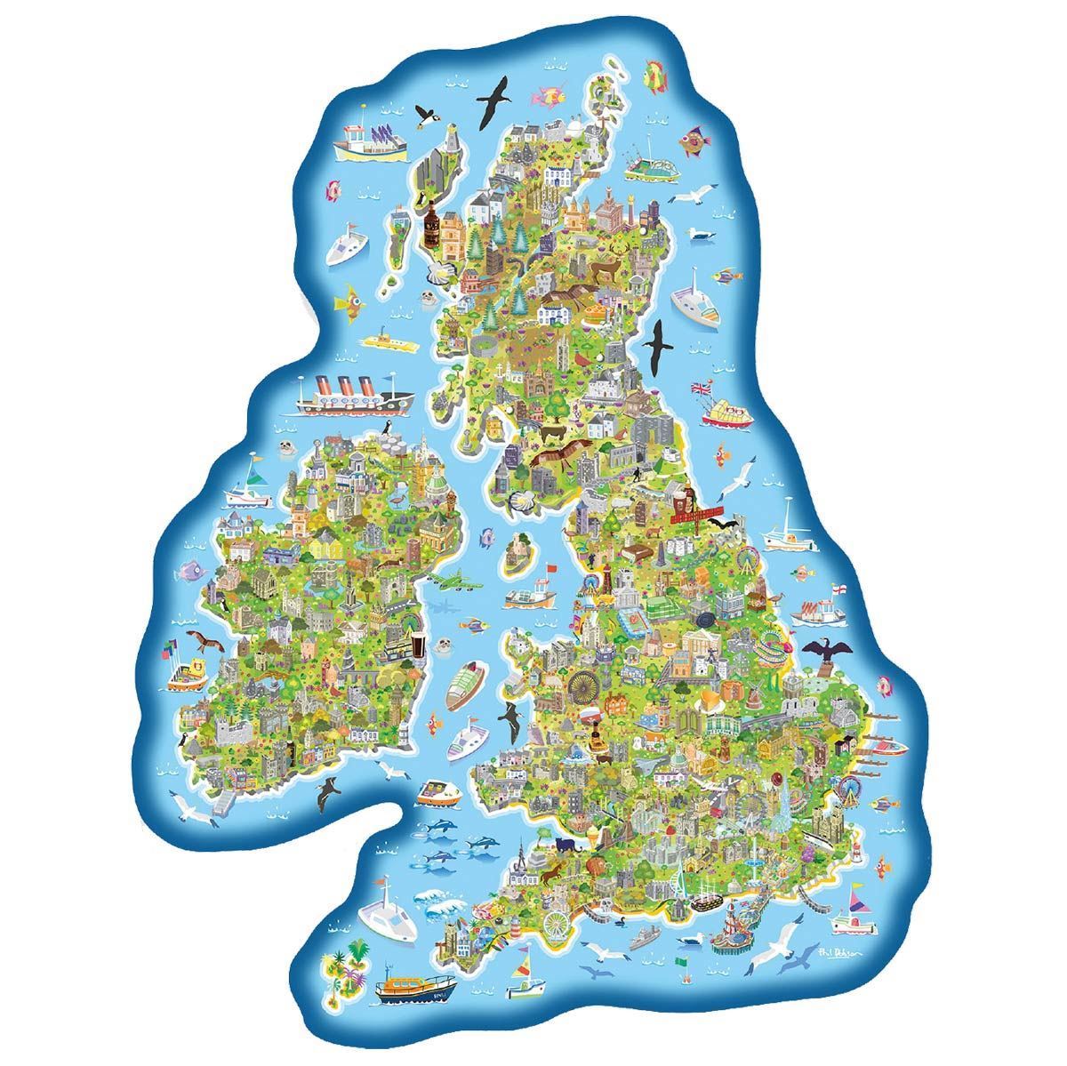 JigMap UK | Gibsons Games | Jigsaws | Mulberry Bush