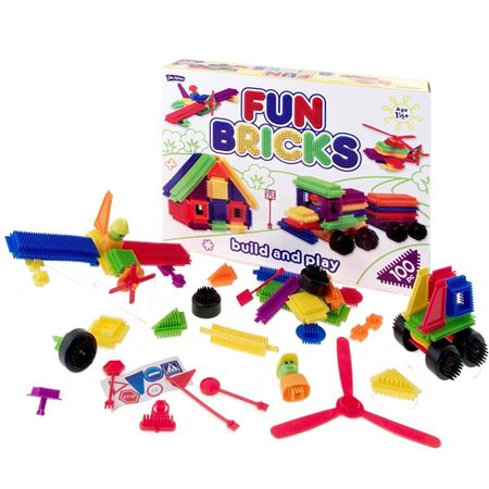 Fun Bricks 100 pieces | John Adams | Building Toys for Kids