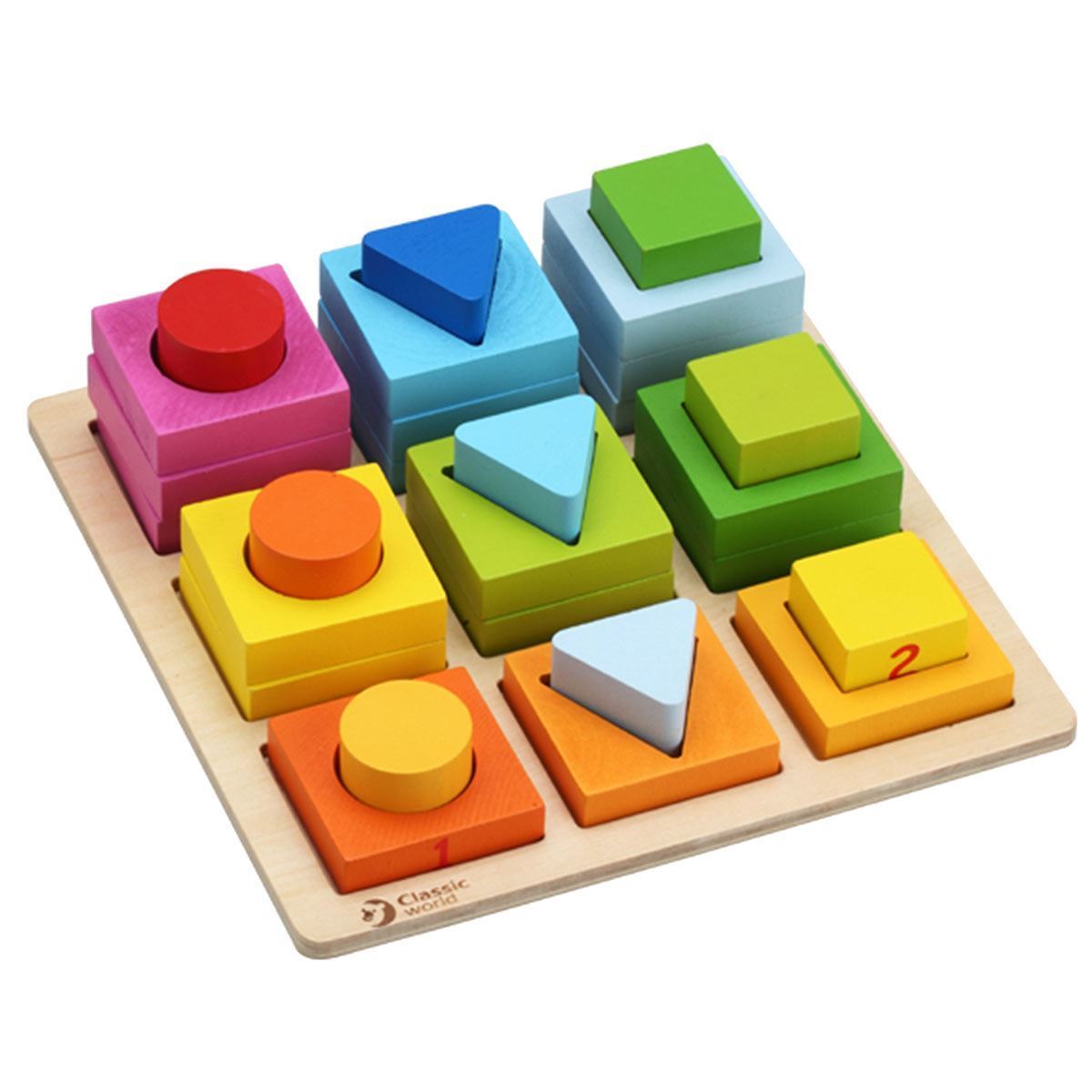 Geometric Blocks | Classic World | Wooden Puzzles