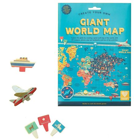 Create Your Own Giant World Map | History & Geography