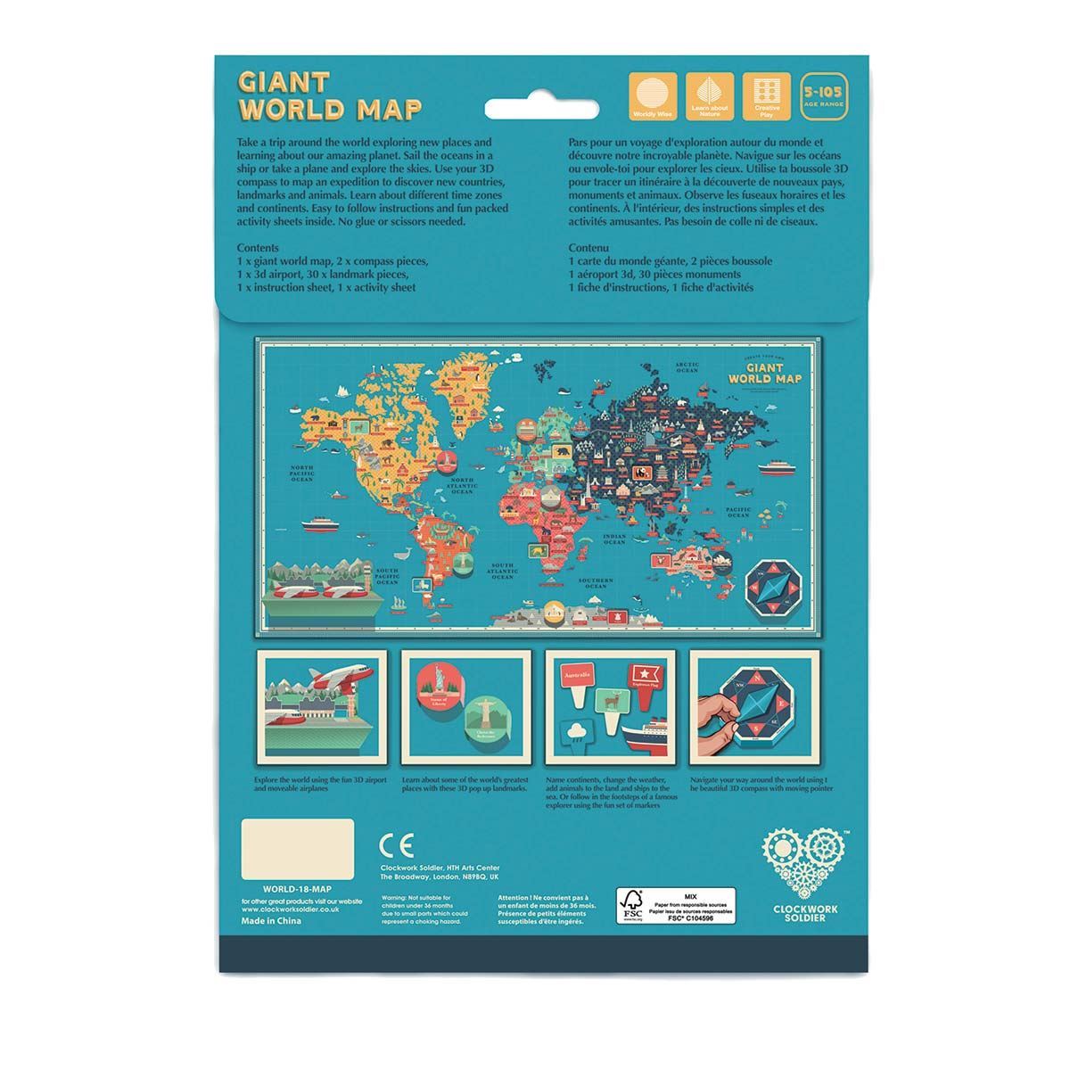 Create Your Own Giant World Map | History & Geography