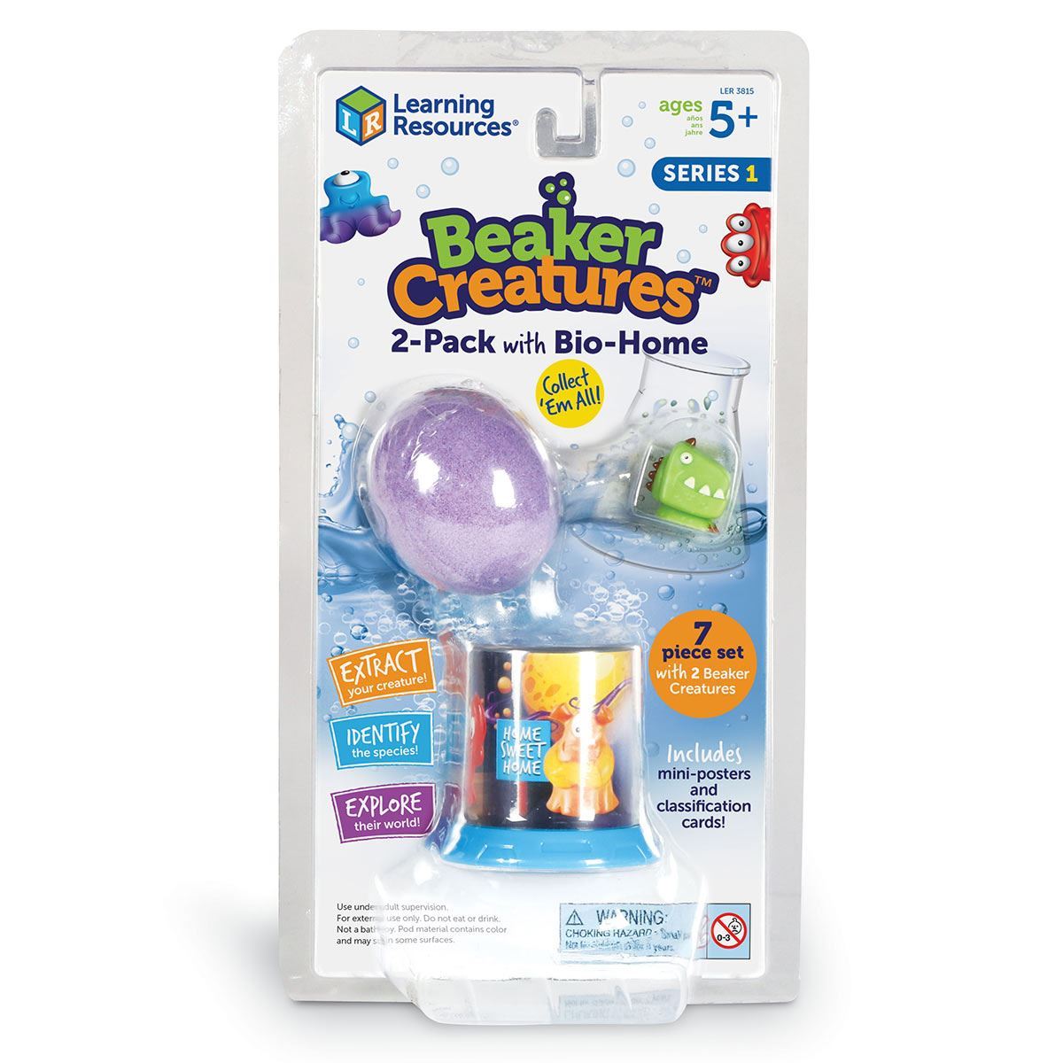 Beaker Creatures 2 Pack with Bio Home | Learning Resources