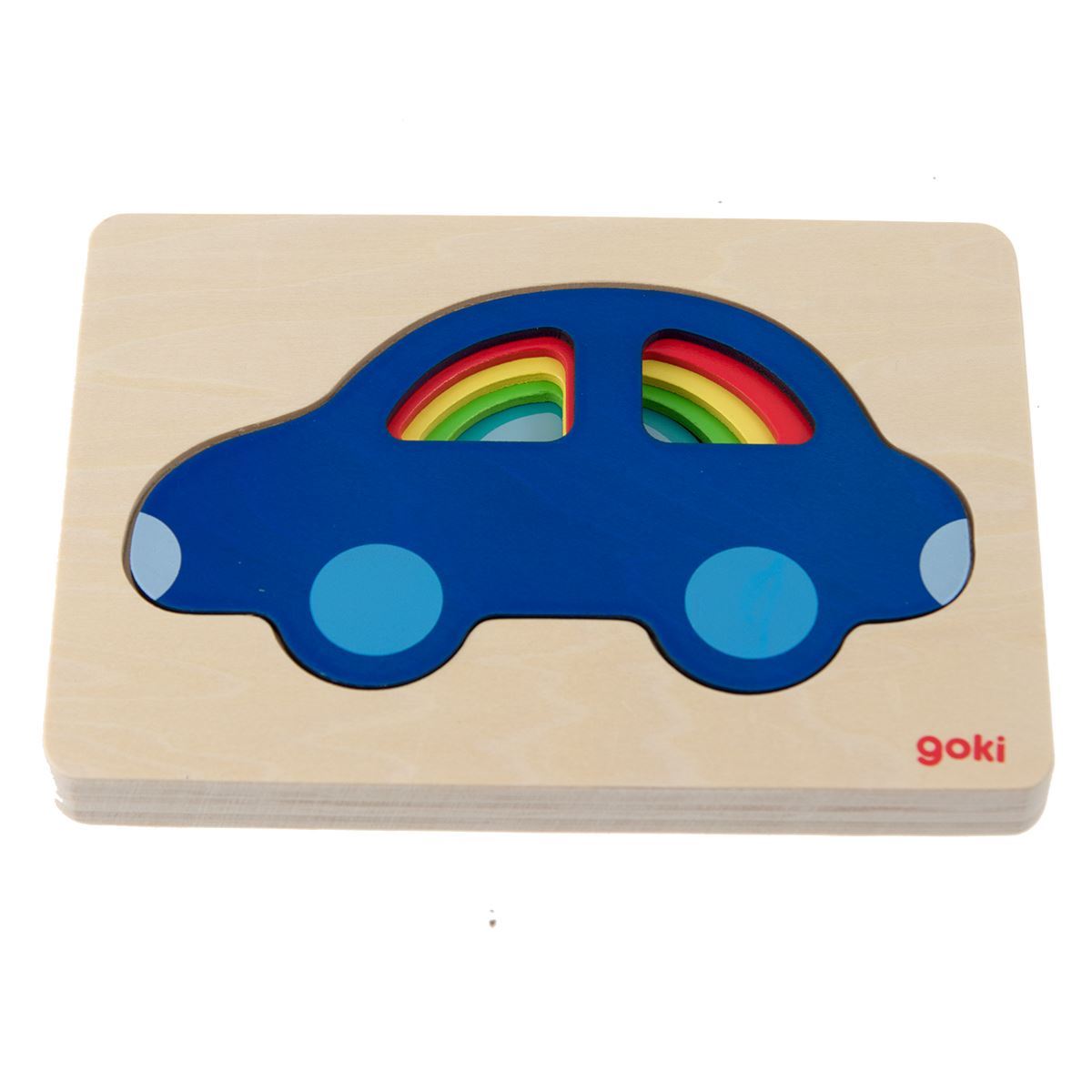 Layered Car Puzzle | First Puzzles | Mulberry Bush