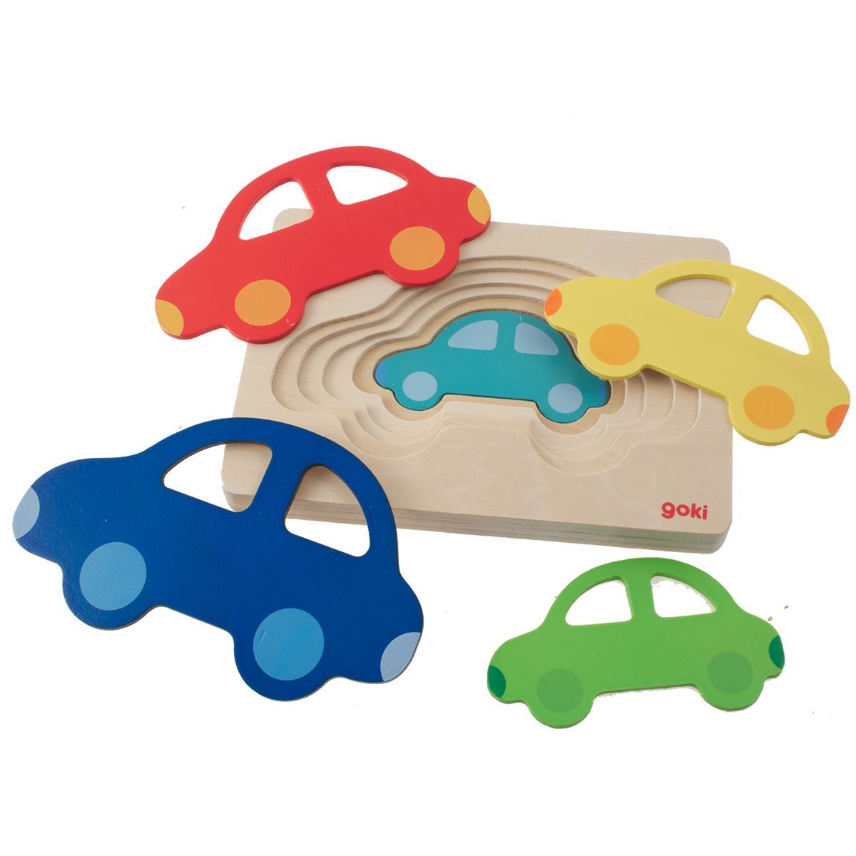 Layered Car Puzzle | First Puzzles | Mulberry Bush