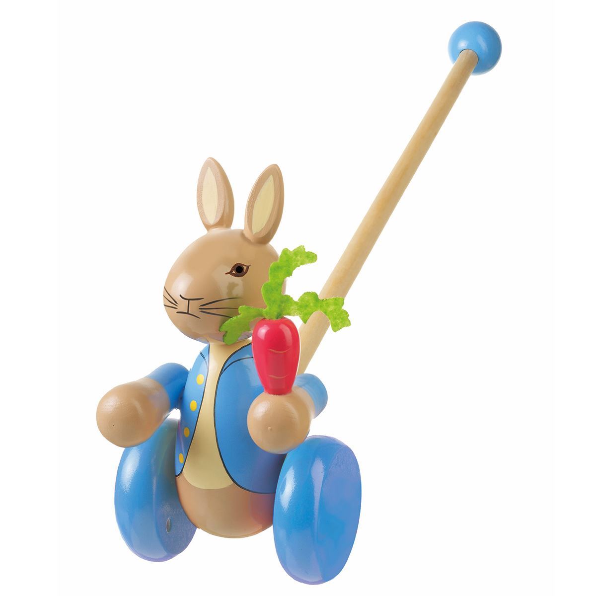 Pushalong Peter Rabbit | Wooden Toys for Babies