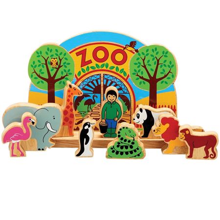 Zoo Building Blocks | Wooden Building Blocks & Cubes