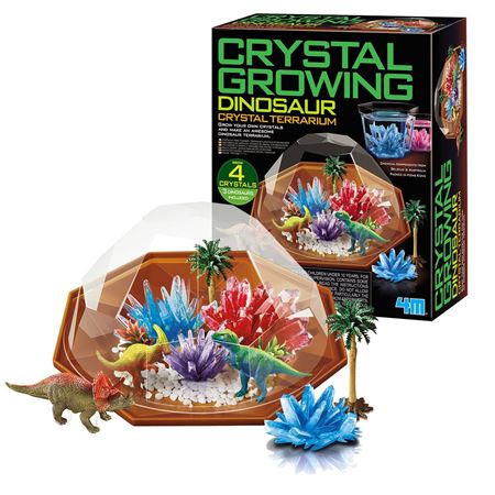 Crystal Growing Dinosaur Terrarium | 4M | Make & Do