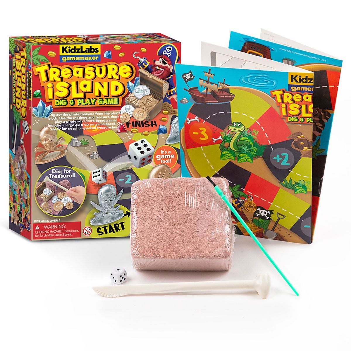 Treasure Island Dig & Play Game | Traditional Children's Games
